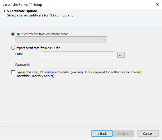 Installing Laserfiche Forms