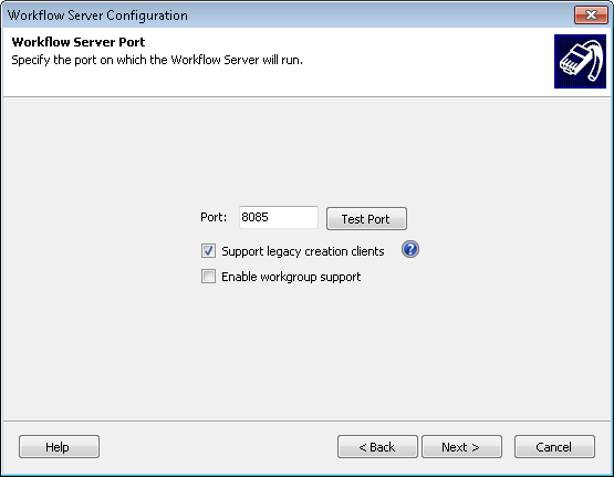 Configuring the Workflow Server